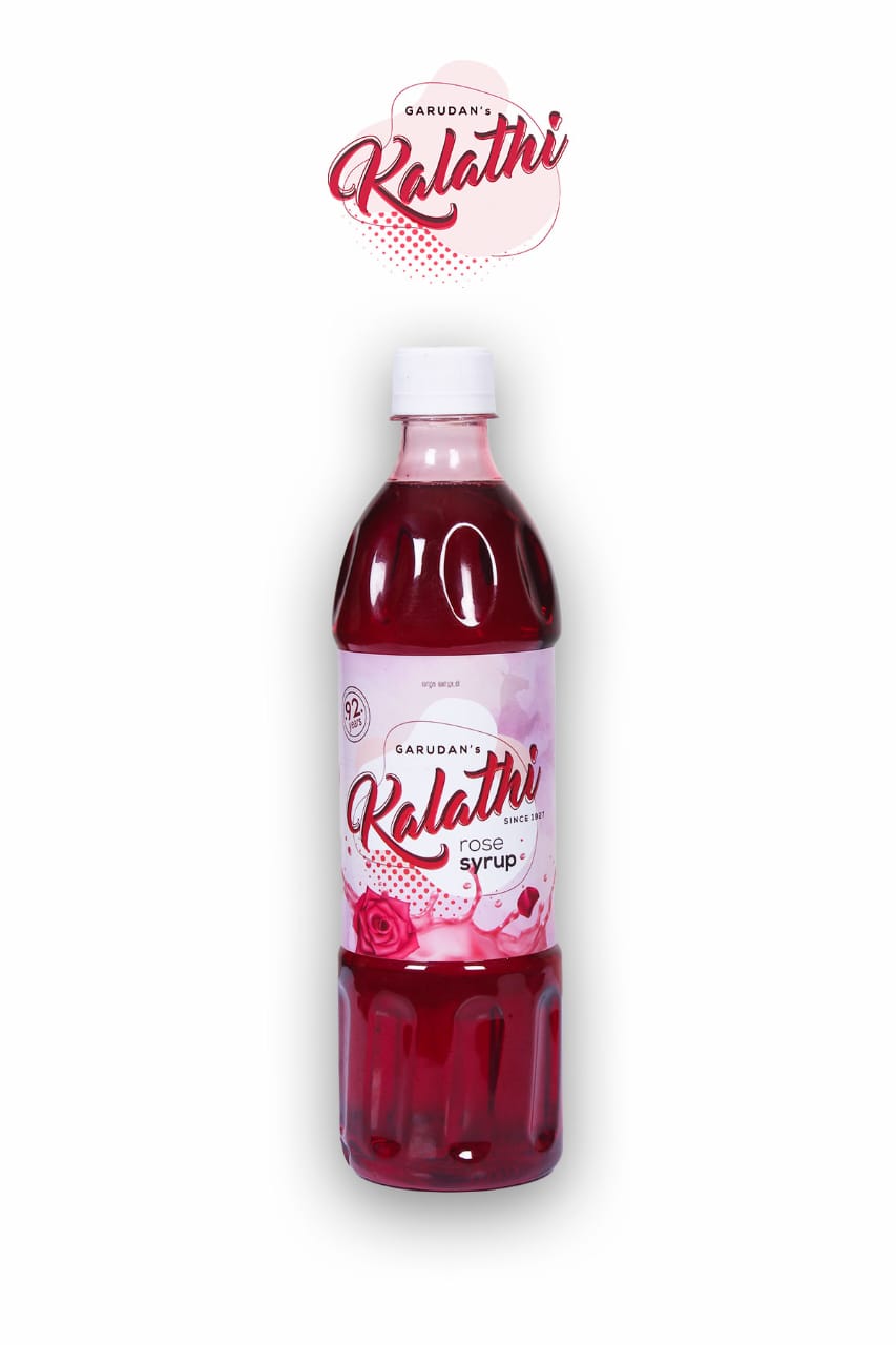 Kalathi Rose Syrup - 750ml – Avani Grains